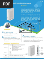 ZXHN F6201B V9.3 Datasheet | PDF | Wi Fi | I Pv6