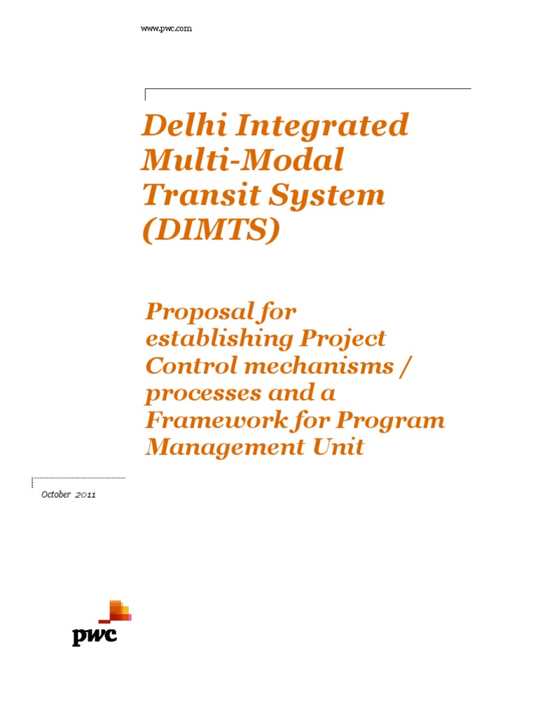 PWC Proposal - Project Control & Processes | PDF | Project Management ...