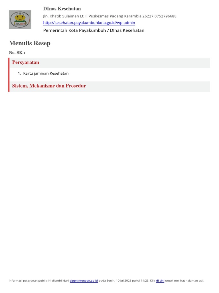 Panduan Menulis Resep Medis yang Benar | PDF | Pengembangan Diri