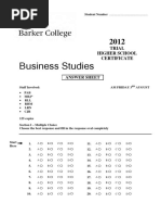 Level 3 Business Admin Knowledge Test | PDF | Multiple Choice