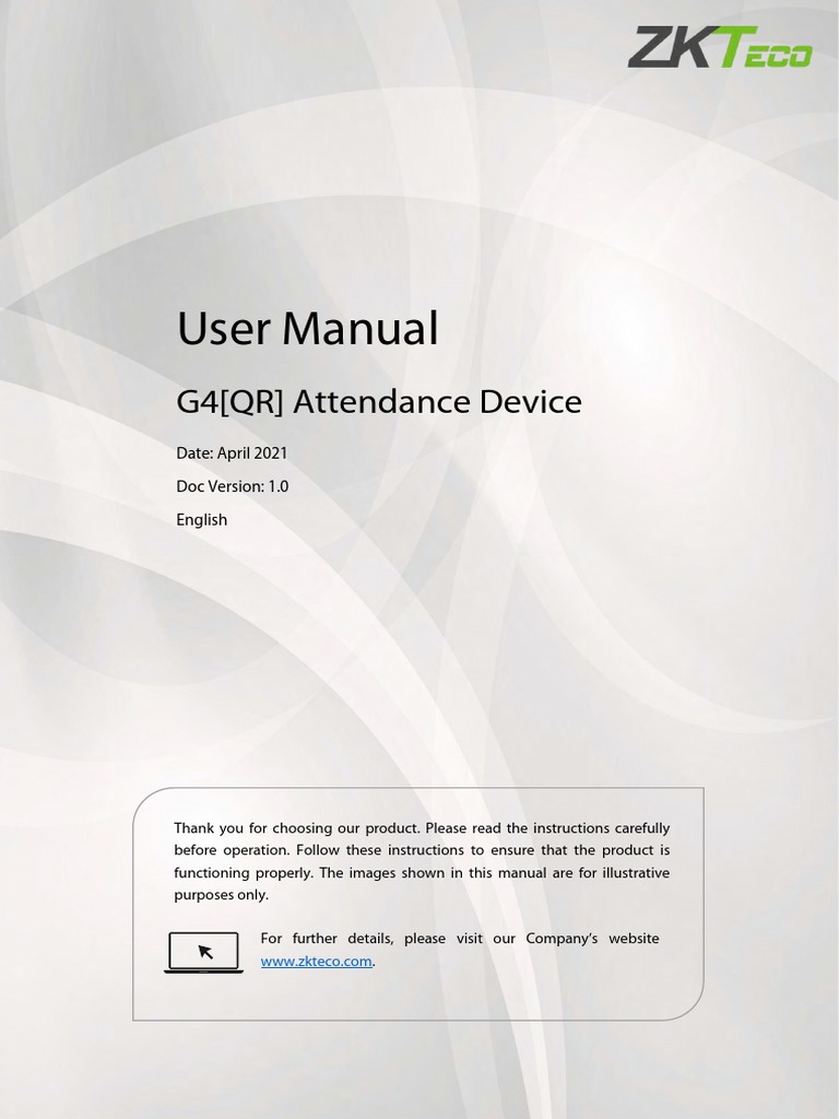 G4 (QR) ATT - User Manual | PDF | Authentication | Qr Code
