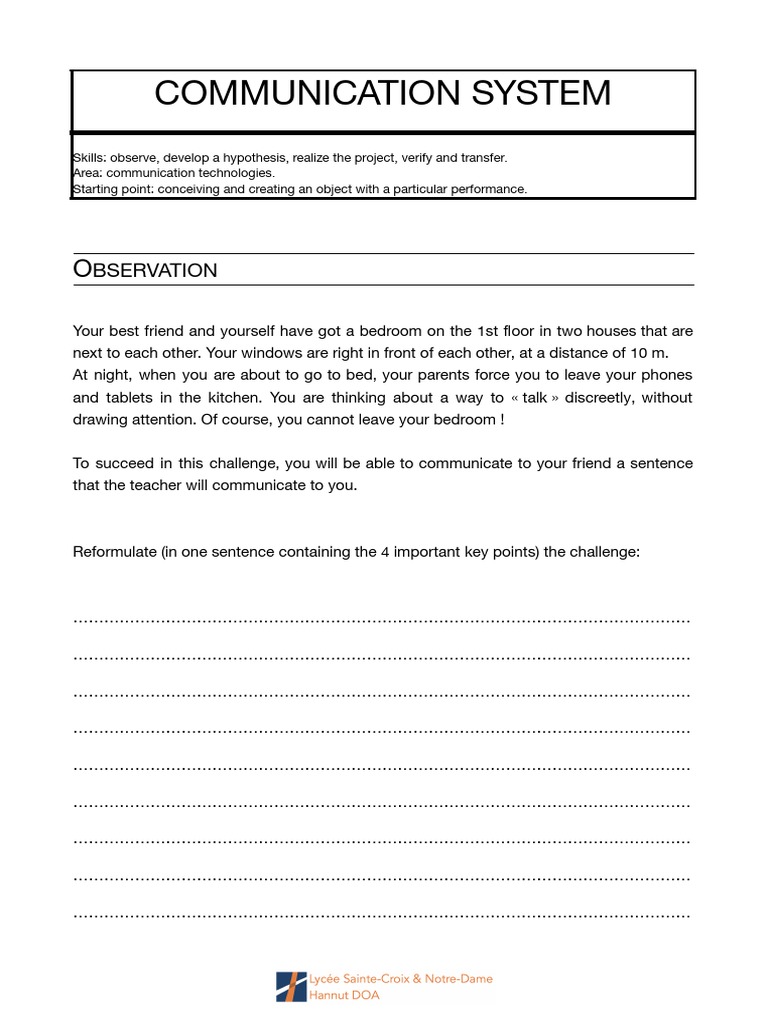 EPT 13 - Communication System | PDF | Human Communication | Cognition