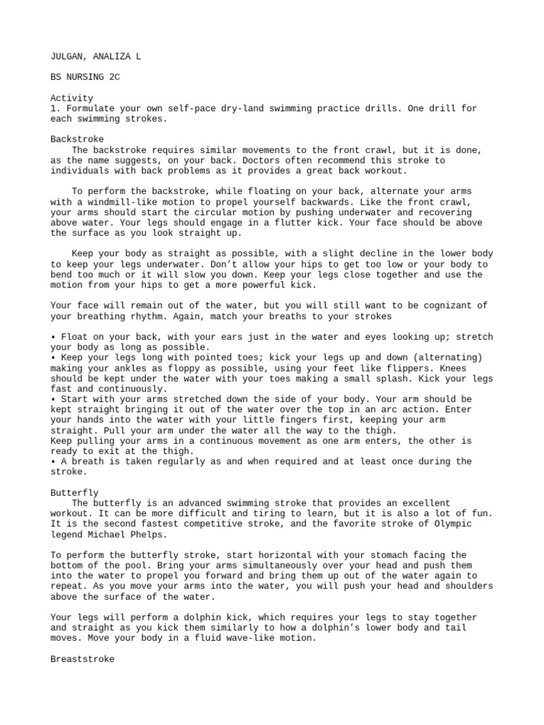 Pe3 Module 3 Activity (Submitted) | PDF | Outdoor Recreation Techniques | Games Of Physical Skill