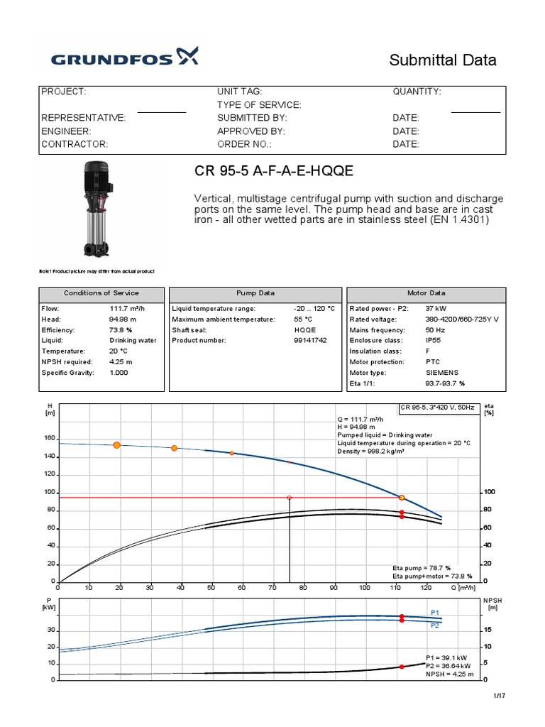 CR 955 Afaehqqe | PDF | Pump | Electric Motor