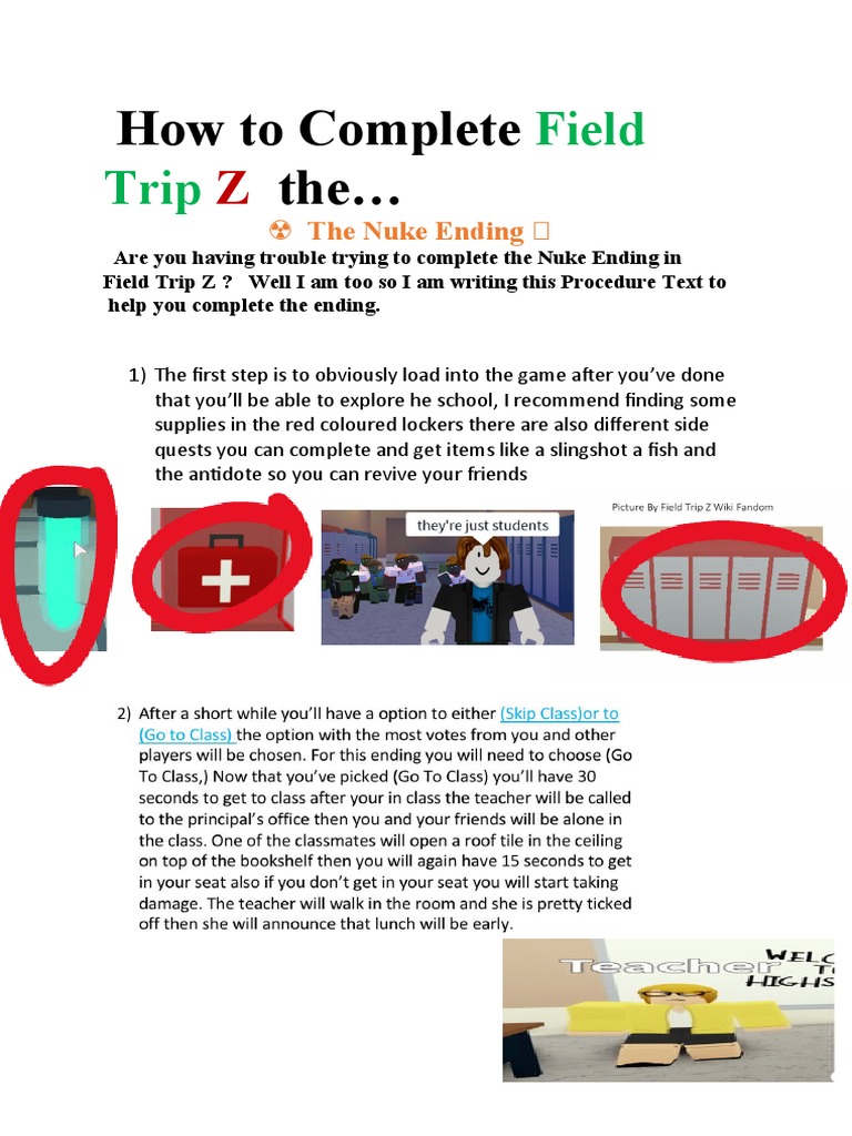 Field Trip Z | PDF | Language Arts & Discipline | Teaching Methods ...
