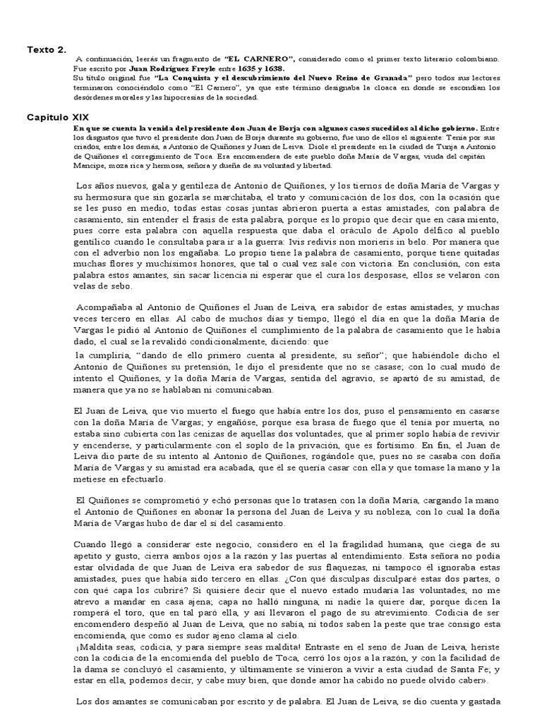 El Carnero PDF