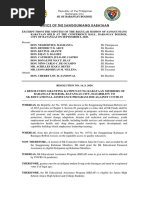 SK Resolution | PDF | Philippines | Government