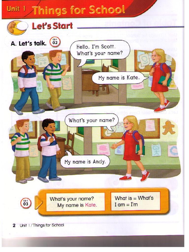 Let's Go 1 - Unit 1 | PDF Let's Go 1 - Unit 1 | PDF