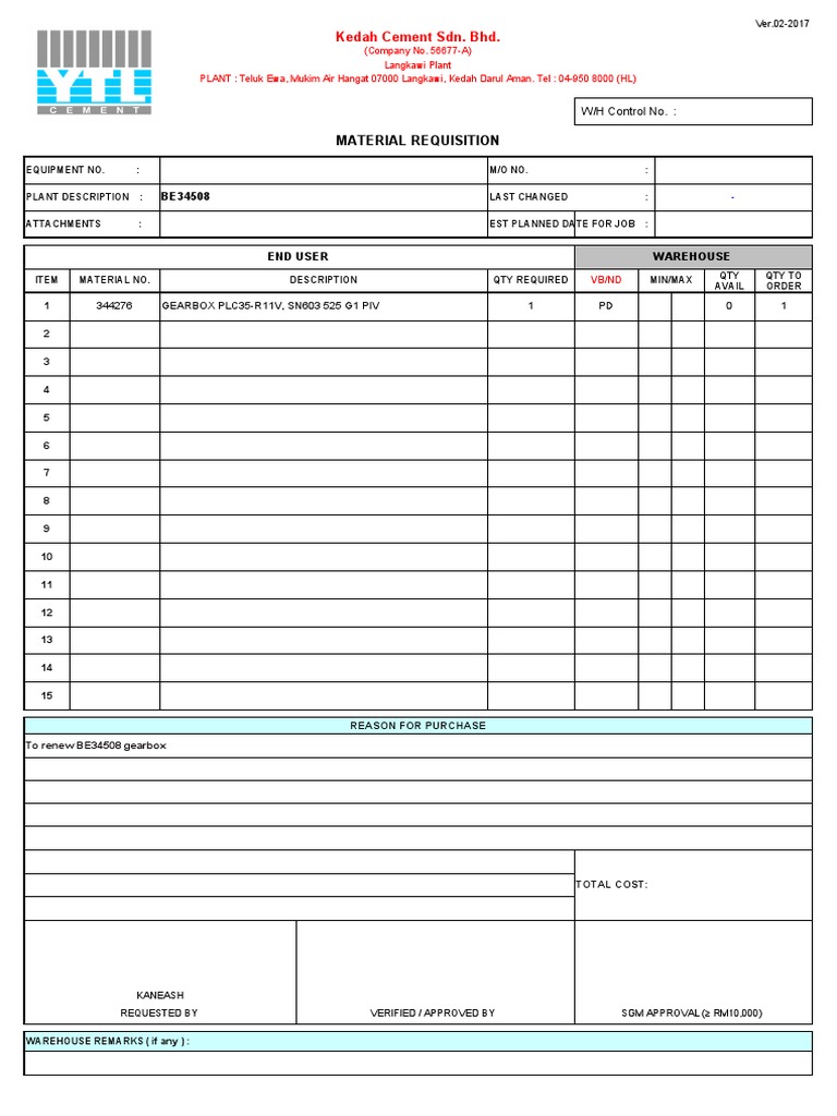 MR Gearbox BE34508 | PDF