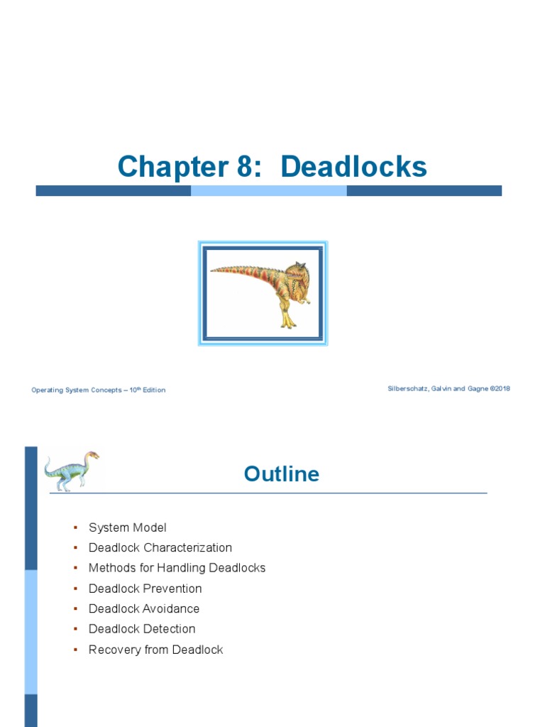Deadlocks - CH 8 | PDF | Operating System | System Software Deadlocks - CH 8 | PDF | Operating System | System Software