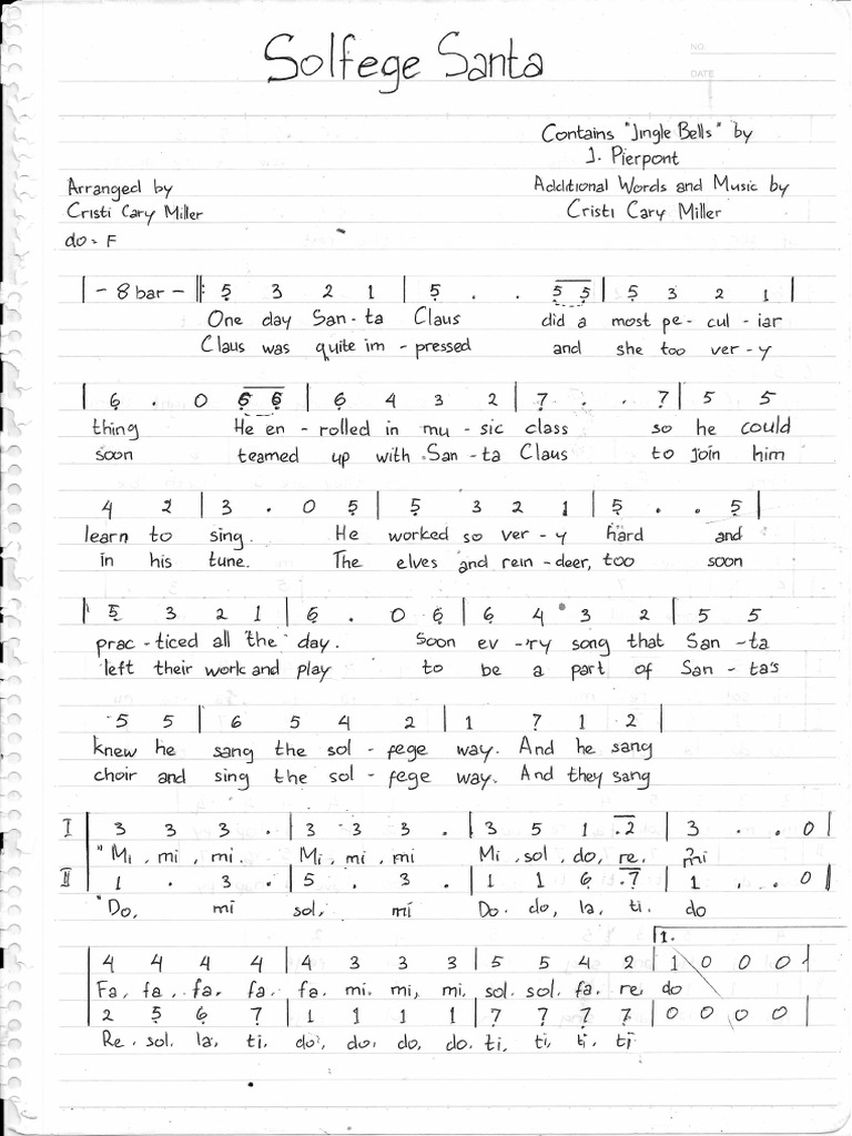 Solfege Santa | PDF