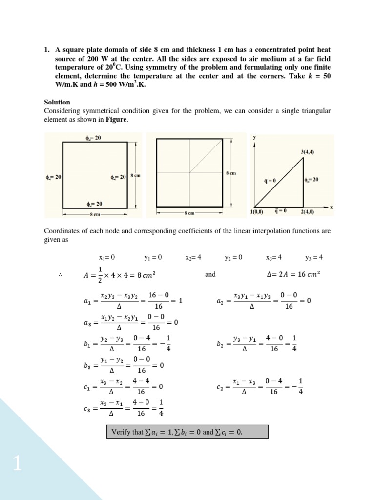 Solved Examples Heat Transfer | PDF | Euclidean Vector | Heat Solved Examples Heat Transfer | PDF | Euclidean Vector | Heat