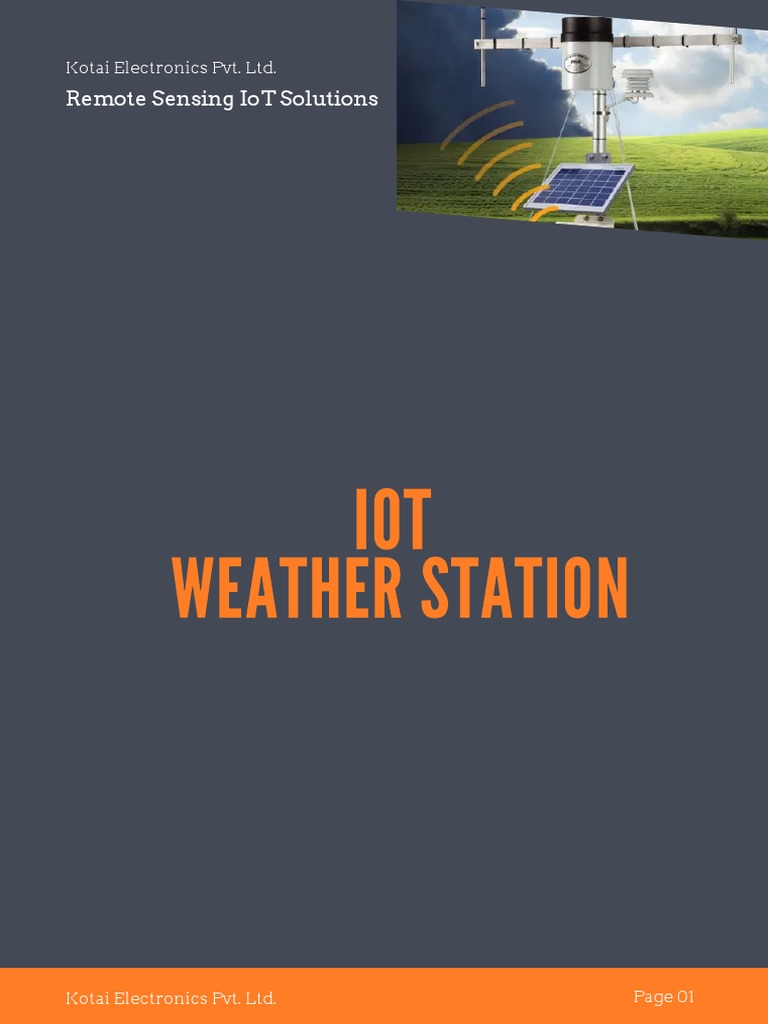 IoT Weather Station KWS01 - Kotai Electronics Pvt. Ltd. | PDF IoT Weather Station KWS01 - Kotai Electronics Pvt. Ltd. | PDF