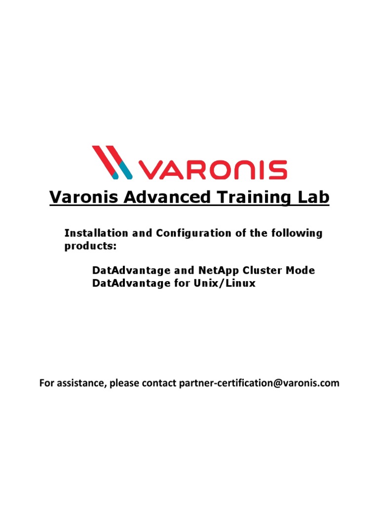 3-DatAdvantage Advanced Installation For NAS and Linux Platforms 8.6 ...