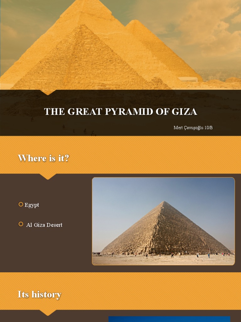 The Great Pyramid of Giza | PDF