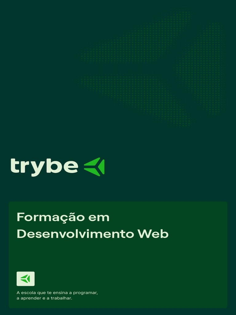 Formação em Desenvolvimento Web Trybe | PDF | Script Java | Aprendizado