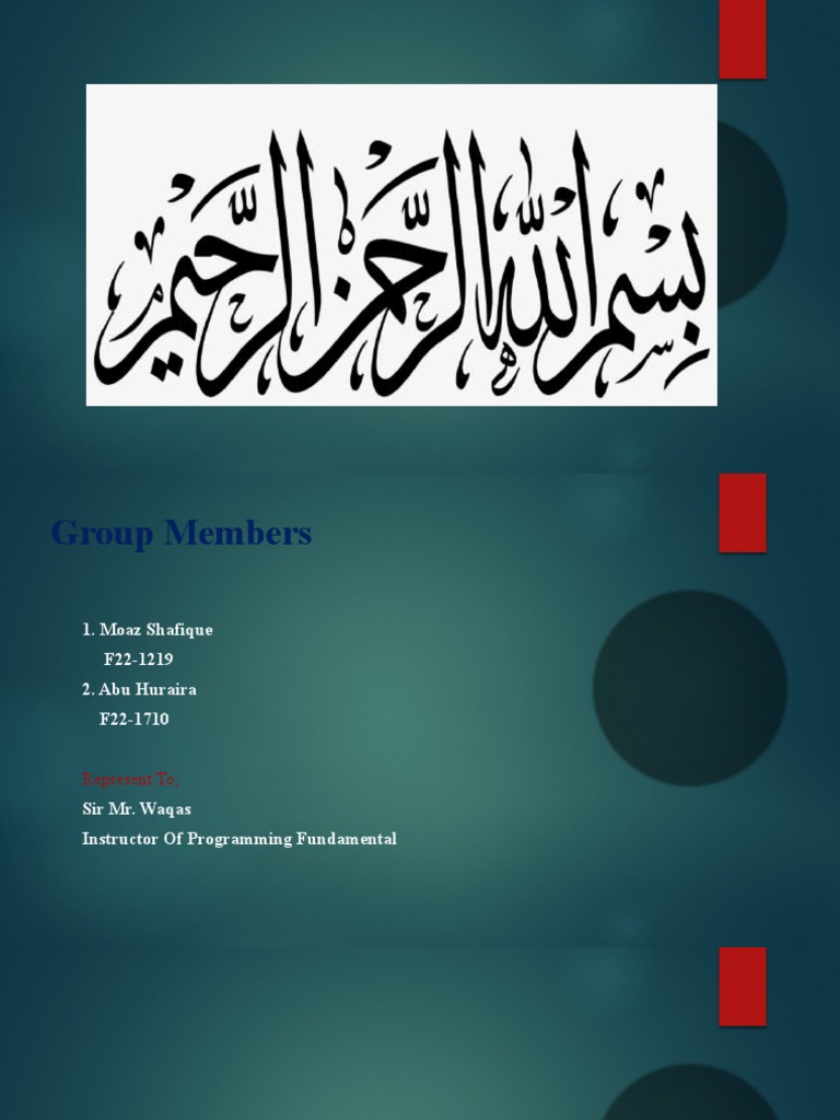Moaz Presentation | PDF