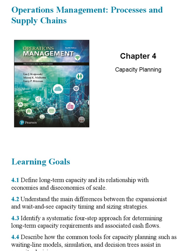 Capacity Planning Chapter 4 | PDF | Net Present Value | Business
