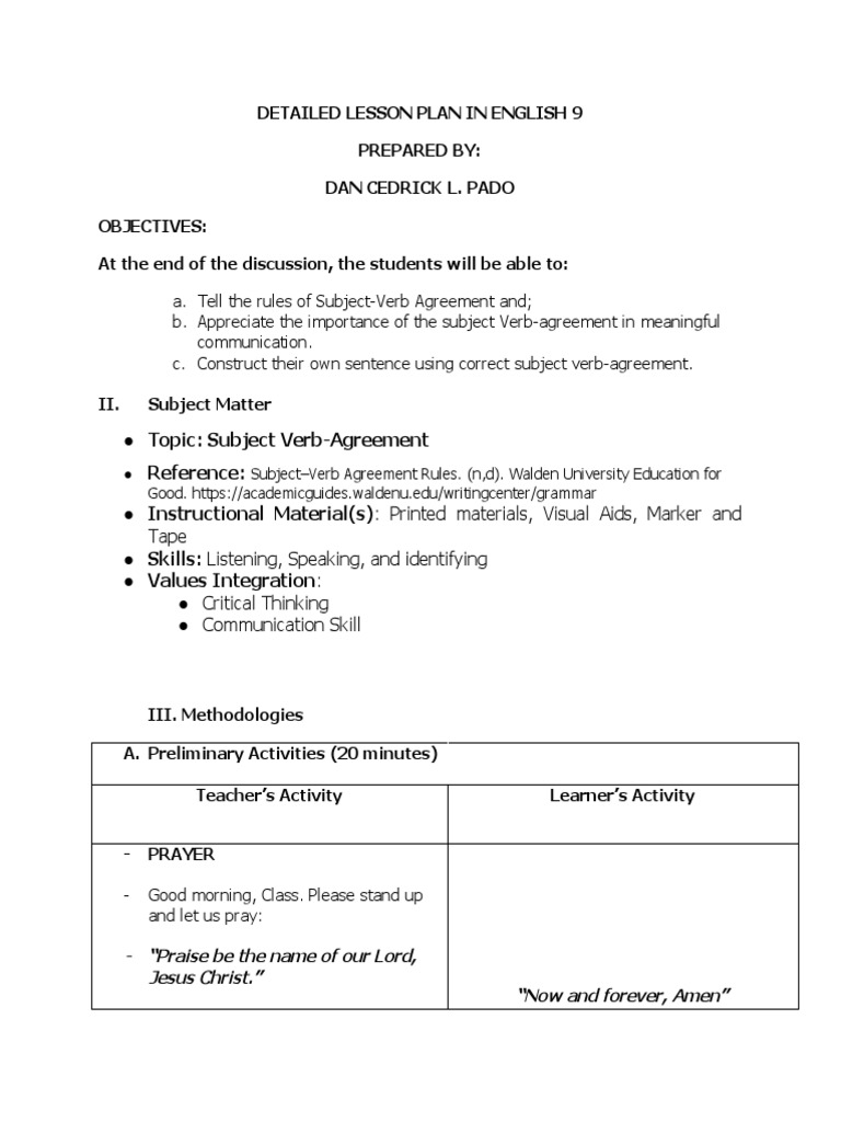 Sva Rule 1-3 | PDF | Plural | Subject (Grammar)