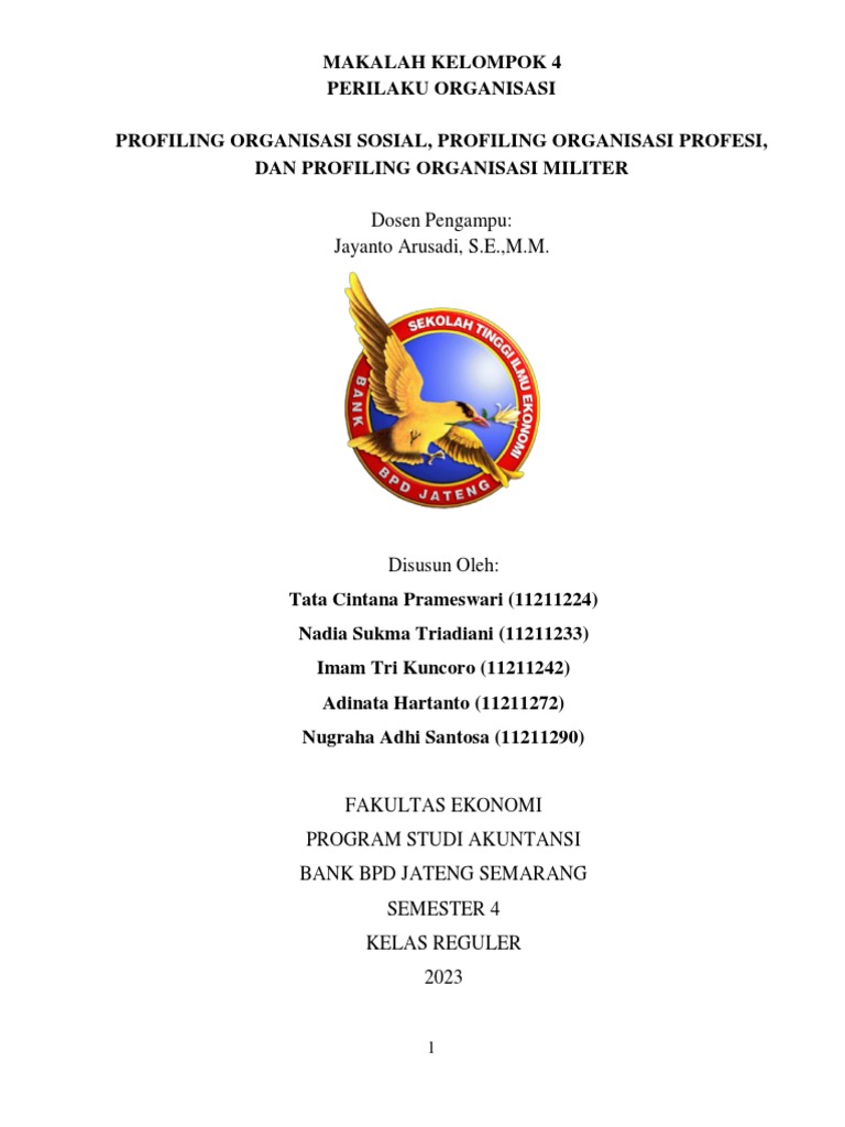 Makalah Perilaku Organisasi Kelompok 4 | PDF | Karier & Perkembangan