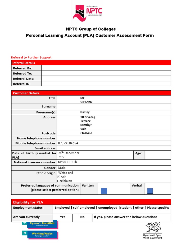 PLA Learner Approval Form 2021-2022?? Word | PDF