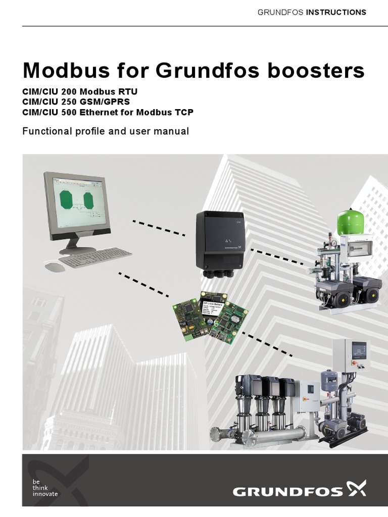 Modbus For Grundfos Boosters | PDF | Computer Network | Internet Protocol Suite