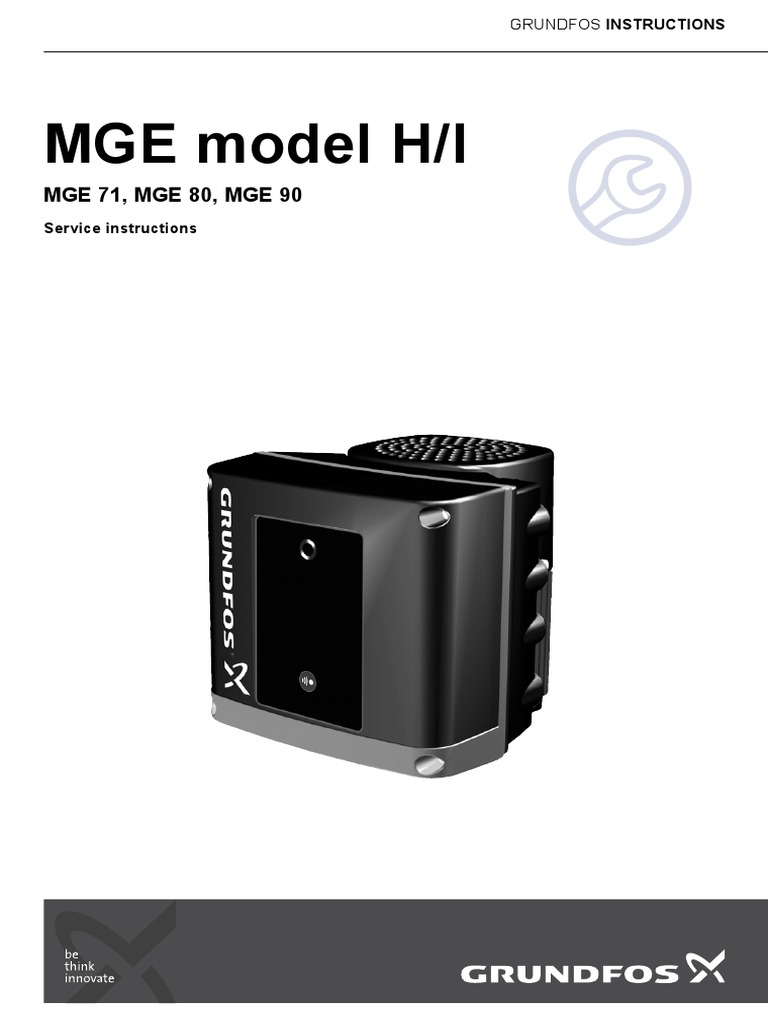 MGE Model H I Service Instruction MGE71, 80 e 90 | PDF | Electrical ...