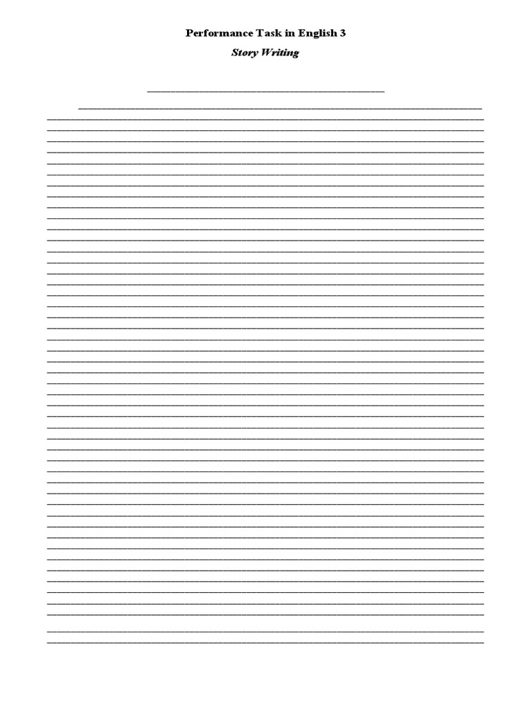 Performance Task in English 3 | PDF