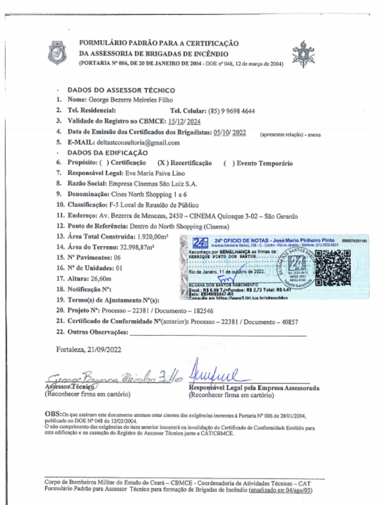 Ficha Do Assesor | PDF