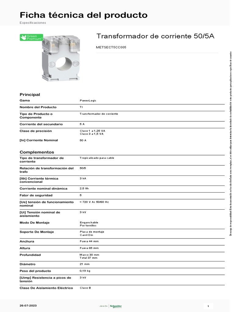 Iem3000 Series Metsect5cc005 | PDF | Transformador | Electrónica
