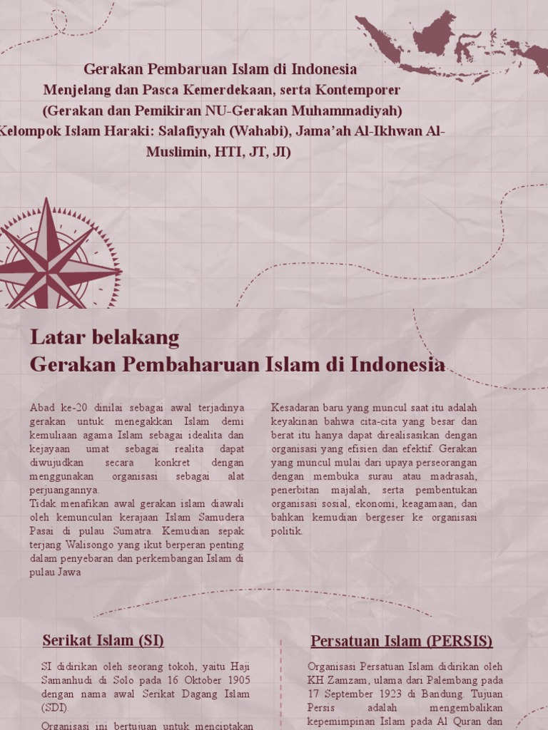 Gerakan Pembaruan Islam Di Indonesia | PDF