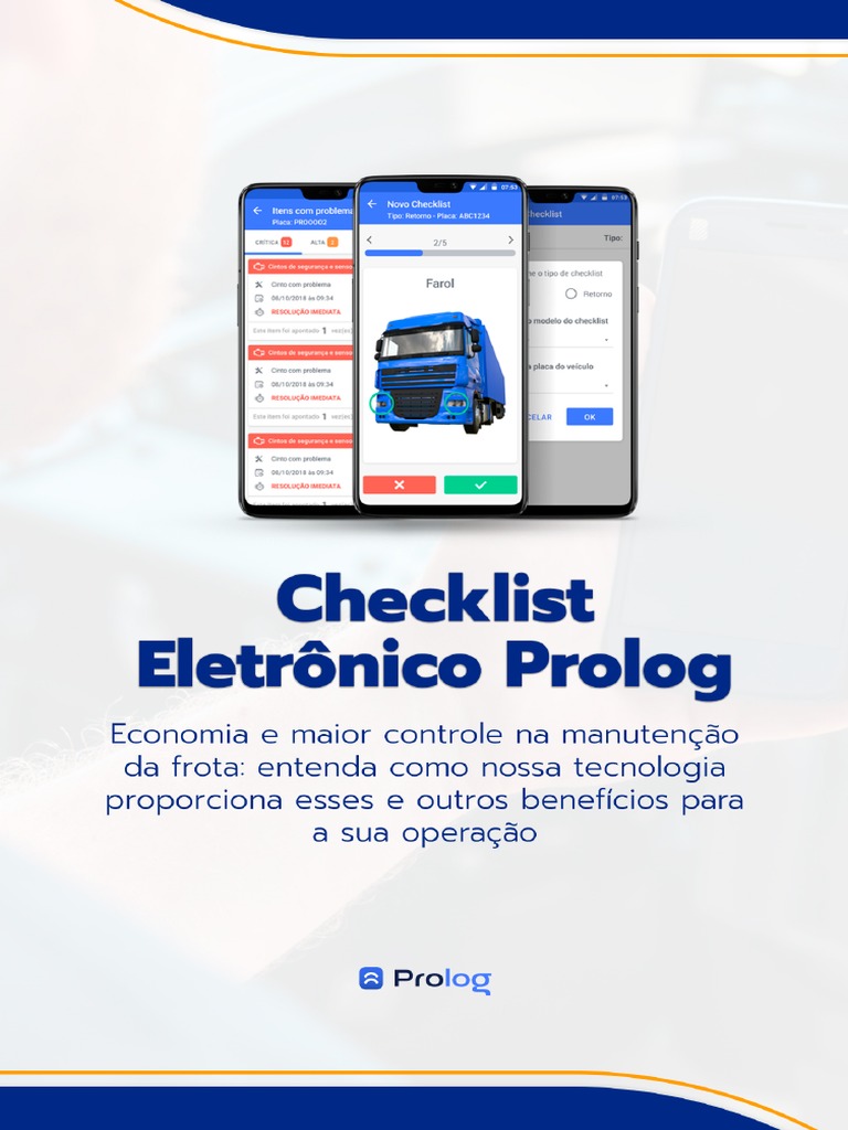 E-book - Guia do Checklist Eletrônico Prolog | PDF