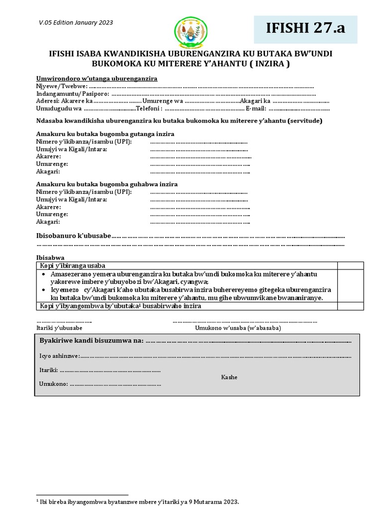 Form A Restriction Application Guide | PDF