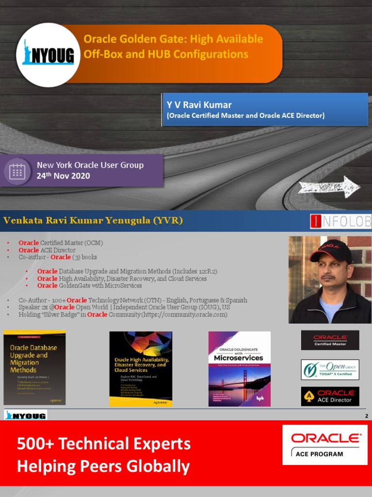 Oracle-GoldenGate-Hub-Architecture NYOUG Nov2020 v3.0 | PDF | Computers