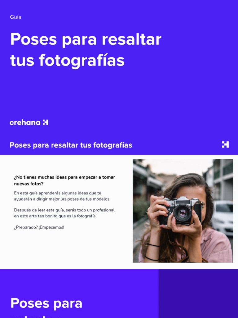 Guia Poses para Fotografía | PDF