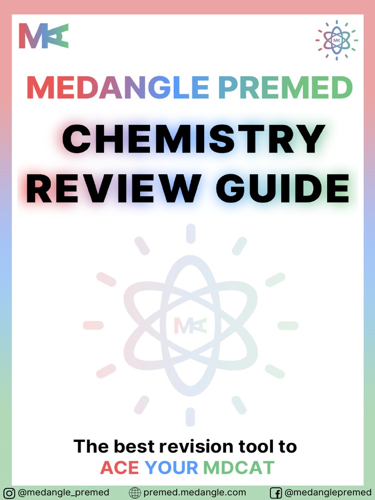 MedAngle Premed - Chemistry Review Guide | PDF | Chemical Bond | Gases