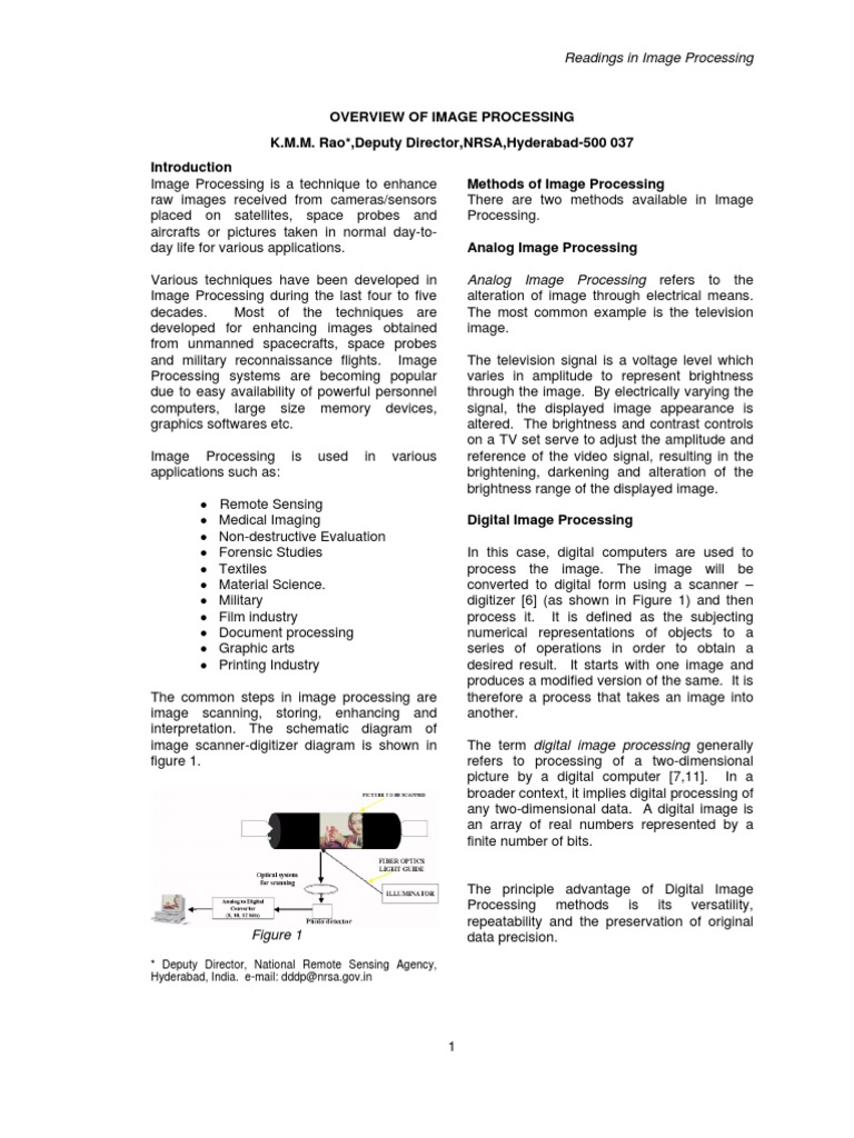 Image Processing Techniques Overview | PDF | Teaching Methods ...