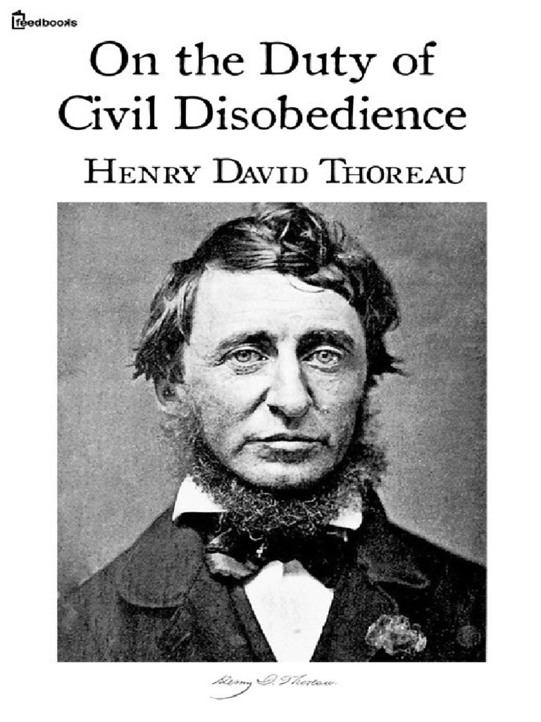 On The Duty of Civil Disobedien - Henry David Thoreau | Download Free ...