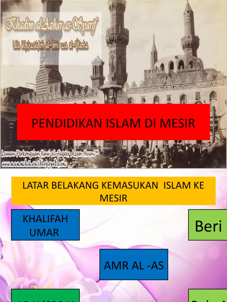 Pendidikan Islam Di Mesir Pdf