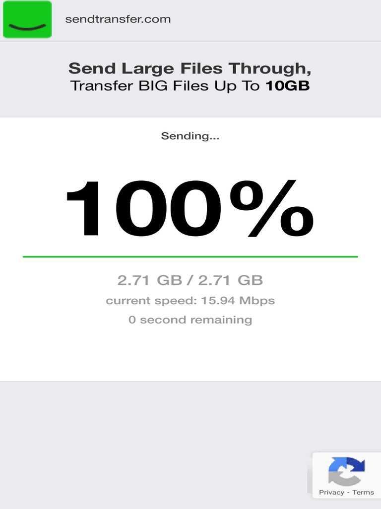 SendTransfer Send Large Files Up To 10GB For Free | PDF