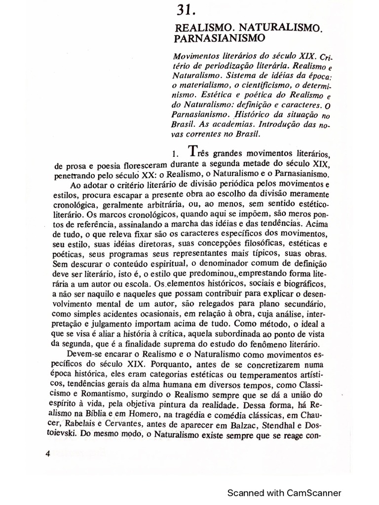 Realismo - Afrânio Coutinho | PDF