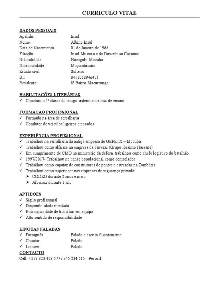 CV - Miguel | PDF