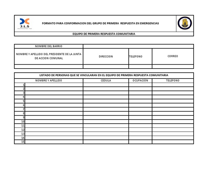 Formato Primer Respondiente | PDF