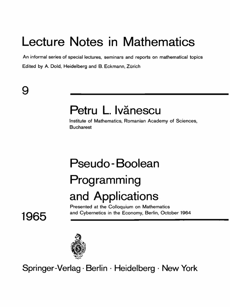 Lecture Notes in Mathematics: Springer-Verlag. Berlin. Heidelberg 9 New ... Lecture Notes in Mathematics: Springer-Verlag. Berlin. Heidelberg 9 New ...