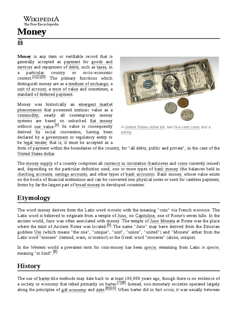 Money | PDF | Money | Money Supply