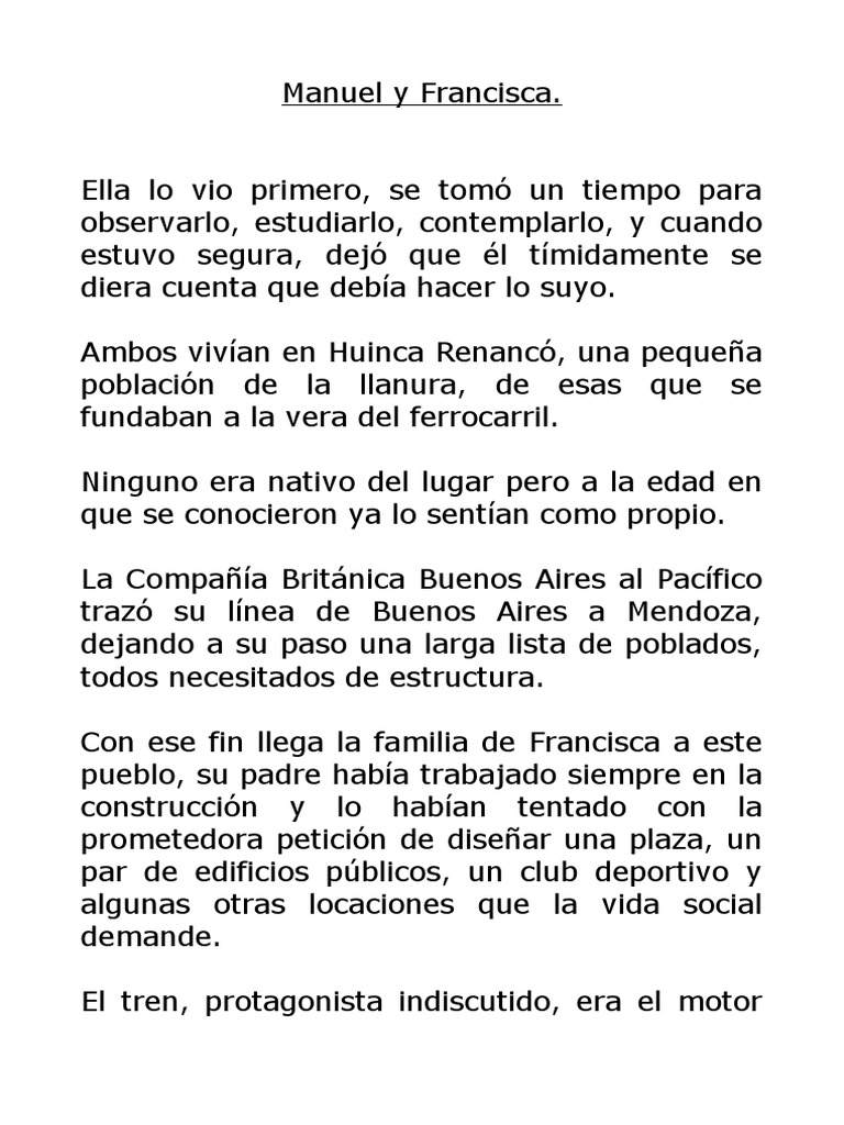 Manuel y Francisca | PDF