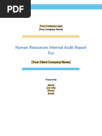 Sample Monthly HR Human Resource Report | PDF | Recruitment | Turnover (Employment)