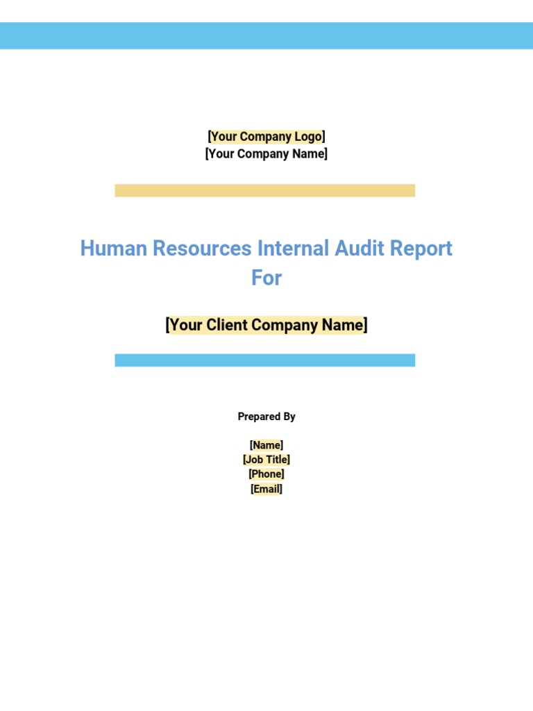 HR Internal Audit Report Summary | PDF | Human Resources | Payroll