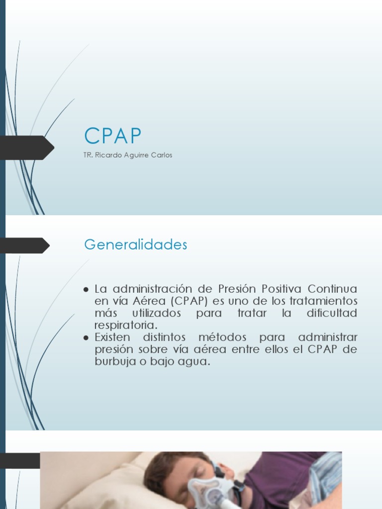 CPAP | PDF | Especialidades Medicas | Medicina CLINICA