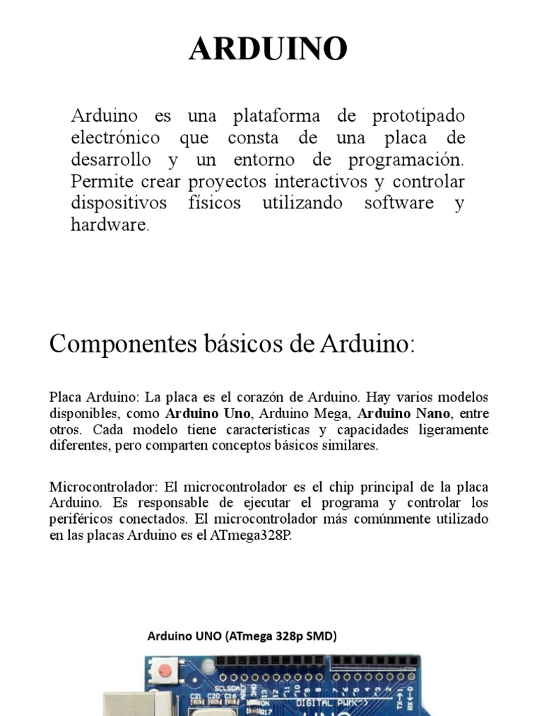 ARDUINO | PDF | Arduino | Microcontrolador ARDUINO | PDF | Arduino | Microcontrolador